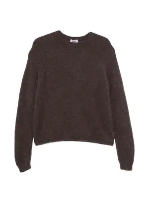 BASE Wool Crewneck Sweater - Brown