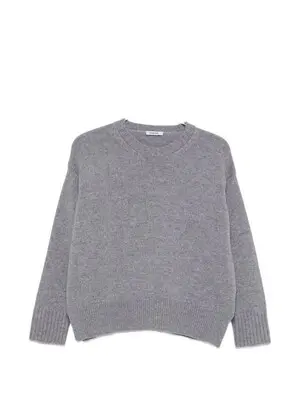 BASE Wool And Cashmere Crewneck Sweater - Grey