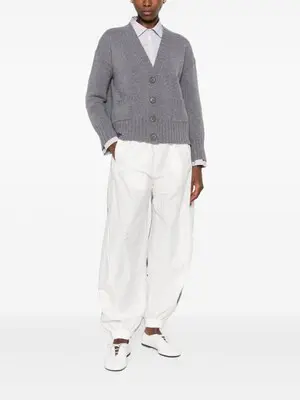 BASE Wool V-necked Cardigan