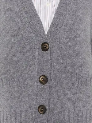 BASE Wool V-necked Cardigan