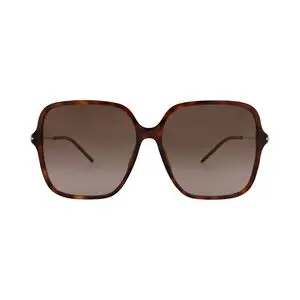 Gucci Square-frame Recycled Acetate Sunglasses 'havana/gold - Brown