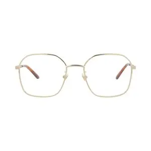 Gucci Square-frame Metal Optical Frames /transparent - Gold