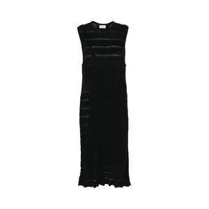 FERRAGAMO Cable Knit Midi Dress