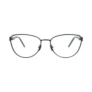 Saint Laurent Cat Eye-frame Metal Optical Frames /transparent - Black