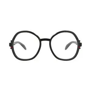 Gucci Round-frame Injection Optical Frames /transparent - Black