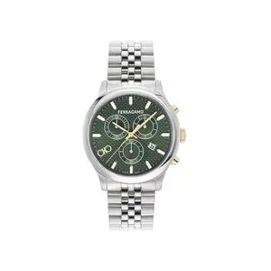 FERRAGAMO Duo Chrono Bracelet Watch 'stainless Steel - Silver