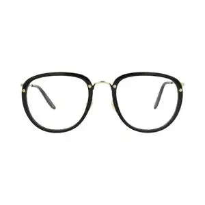 Gucci Square-frame Acetate Optical Frames /gold/transparent - Black