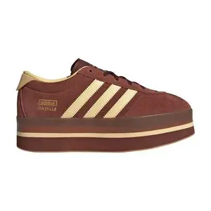 Adidas Wmns Gazelle Stack 'fox Orange Tint Gum - Brown