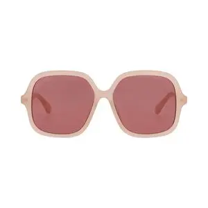 Chloé Square-frame Acetate Sunglasses /brown - Pink