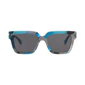 Gucci Square-frame Recycled Acetate Sunglasses /grey - Blue