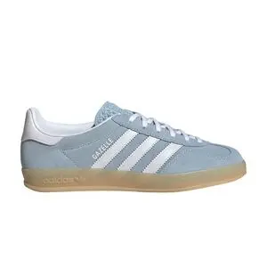 Adidas Wmns Gazelle Indoor 'wonder Cloud White Gum - Blue
