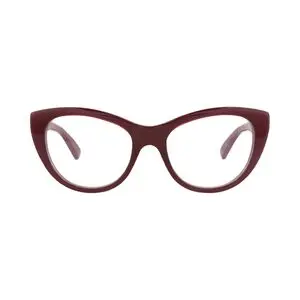Gucci Cat Eye-frame Acetate Optical Frames 'burgundy/transparent - Red