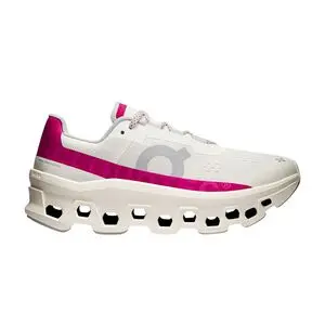 On Cloudmster 'ivory Grenadine - White