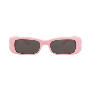 Balenciaga Square-frame Recycled Acetate Sunglasses /silver/grey - Pink