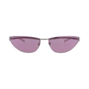 Gucci Cat Eye-frame Metal Sunglasses /violet - Silver