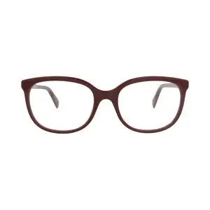 Gucci Square-frame Acetate Optical Frames 'burgundy/transparent - Red