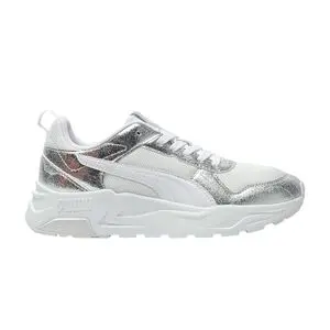 PUMA Wmns Trinity 2 Lt Metallic Metallic Silver - White