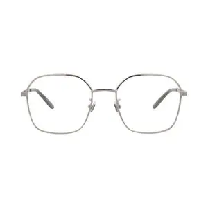Gucci Square-frame Metal Optical Frames 'ruthenium/transparent - Silver
