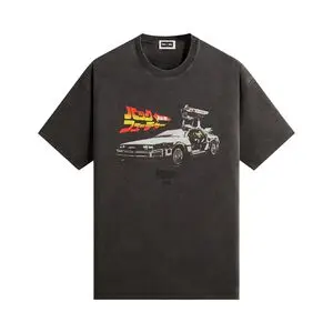Kith For Back To The Future Delorean Vintage Tee - Black