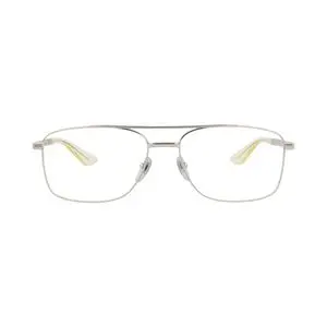 Gucci Aviator-frame Metal Optical Frames /transparent - Silver