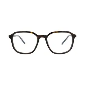 Saint Laurent Square-frame Acetate Optical Frames 'havana/transparent - Brown