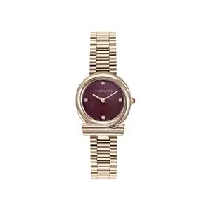 FERRAGAMO Gancini Twisted Diamond Watch