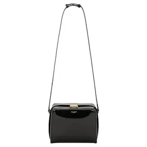 Saint Laurent Anais Leather Shoulder Bag - Black