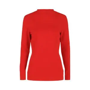 FERRAGAMO Stretch Jersey Mock-neck Shirt