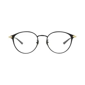 Gucci Round-frame Metal Optical Frames /transparent - Black