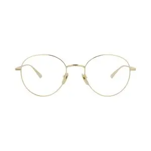 Gucci Round-frame Metal Optical Frames /transparent - Gold