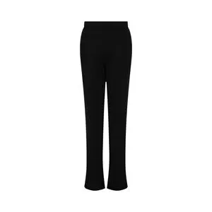 Alexander McQueen Wool Flare Hem Trousers - Black