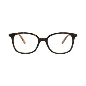 Gucci Square-frame Acetate Optical Frames 'havana/gold/transparent - Brown