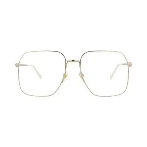 Gucci Square-frame Metal Optical Frames /transparent - Gold