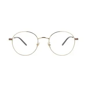 Gucci Round-frame Metal Optical Frames /transparent - Gold
