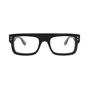 Gucci Square-frame Acetate Optical Frames /transparent - Black
