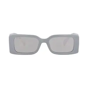 Gucci Square-frame Injection Sunglasses - Silver