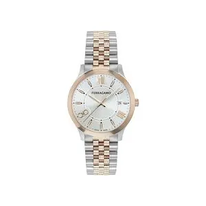 FERRAGAMO Duo Bracelet Watch 'two Tone - Silver