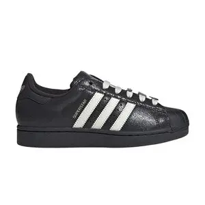 Adidas Wmns Superstar 2 'carbon Off White Silver Metallic - Black