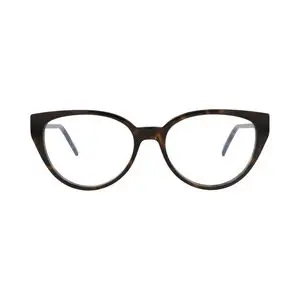 Saint Laurent Cat Eye-frame Acetate Optical Frames 'havana/gold/transparent - Brown