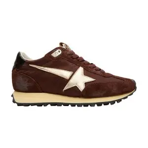 GOLDEN GOOSE Wmns Running Marathon Platinum - Brown