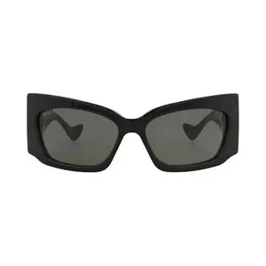 Gucci Shield-frame Recycled Acetate Sunglasses /grey - Black