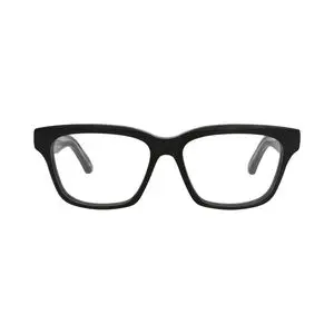 Balenciaga Square-frame Recycled Acetate Optical Frames /transparent - Black