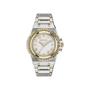 Versace Greca Reaction Bracelet Watch 'two Tone