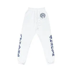 Chrome Hearts Horseshoe Script Sweatpants /blue