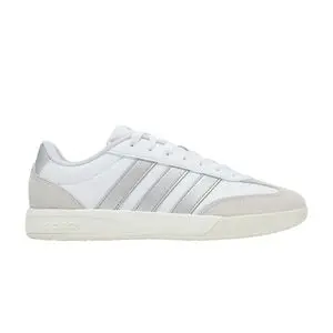 Adidas Wmns Vl Court Fc 'cloud Silver Metallic Grey - White
