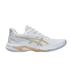 Asics Wmns Netburner Ballistic Ff 4 D Wide Champagne - White