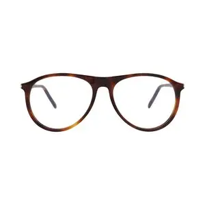 Saint Laurent Aviator-frame Recycled Acetate Optical Frames 'havana/transparent - Brown