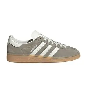 Adidas Wmns Muenchen 'silver Pebble Off White - Green