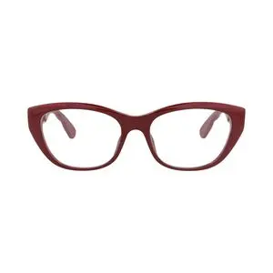 Gucci Cat Eye-frame Acetate Optical Frames 'burgundy/transparent - Red
