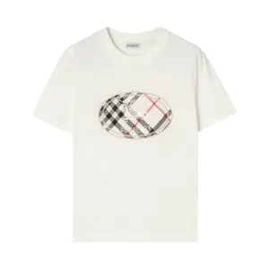 Burberry Frankie Knight Stamp T-shirt 'chalk - White